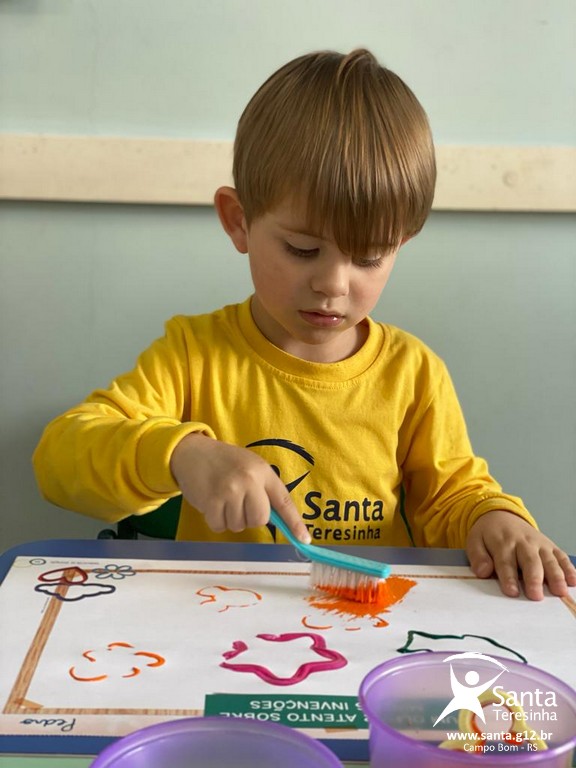 EXPLORANDO TEXTURA – Colégio Santa Teresinha